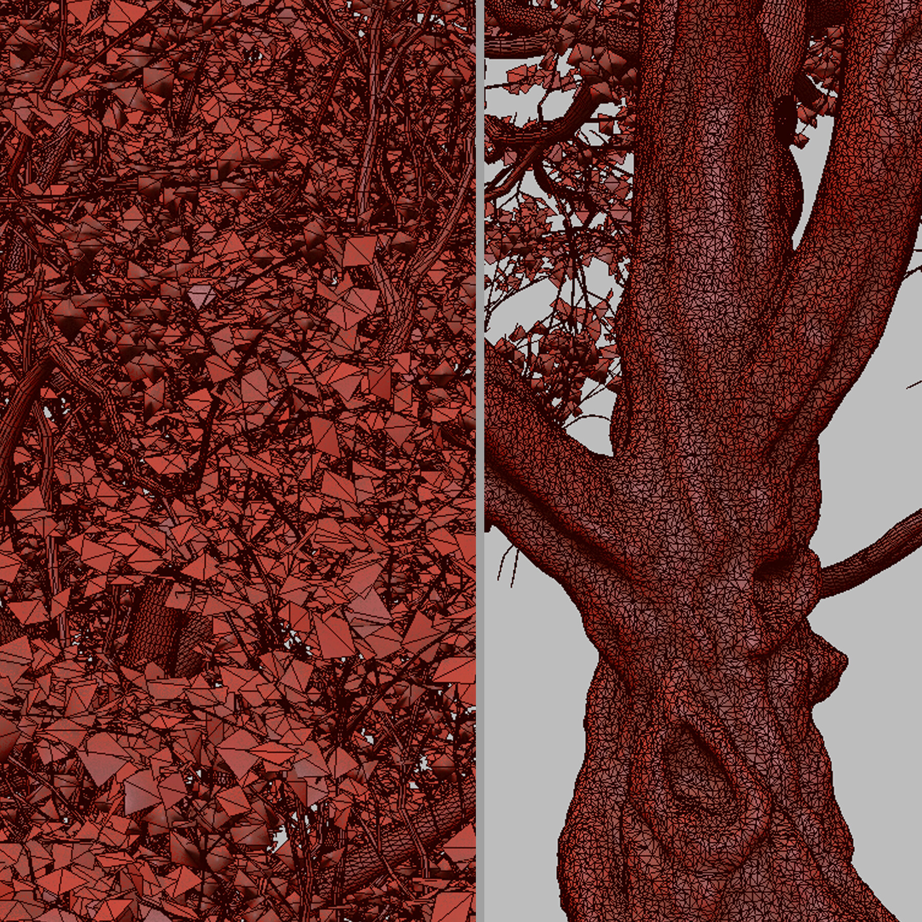 ArtStation - Set of Eucalyptus polyanthemos Tree (Red box) (2 Trees ...