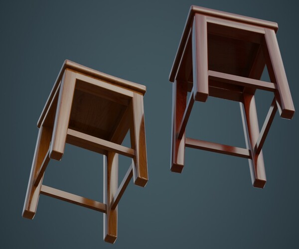 ArtStation - Stool 1A | Game Assets