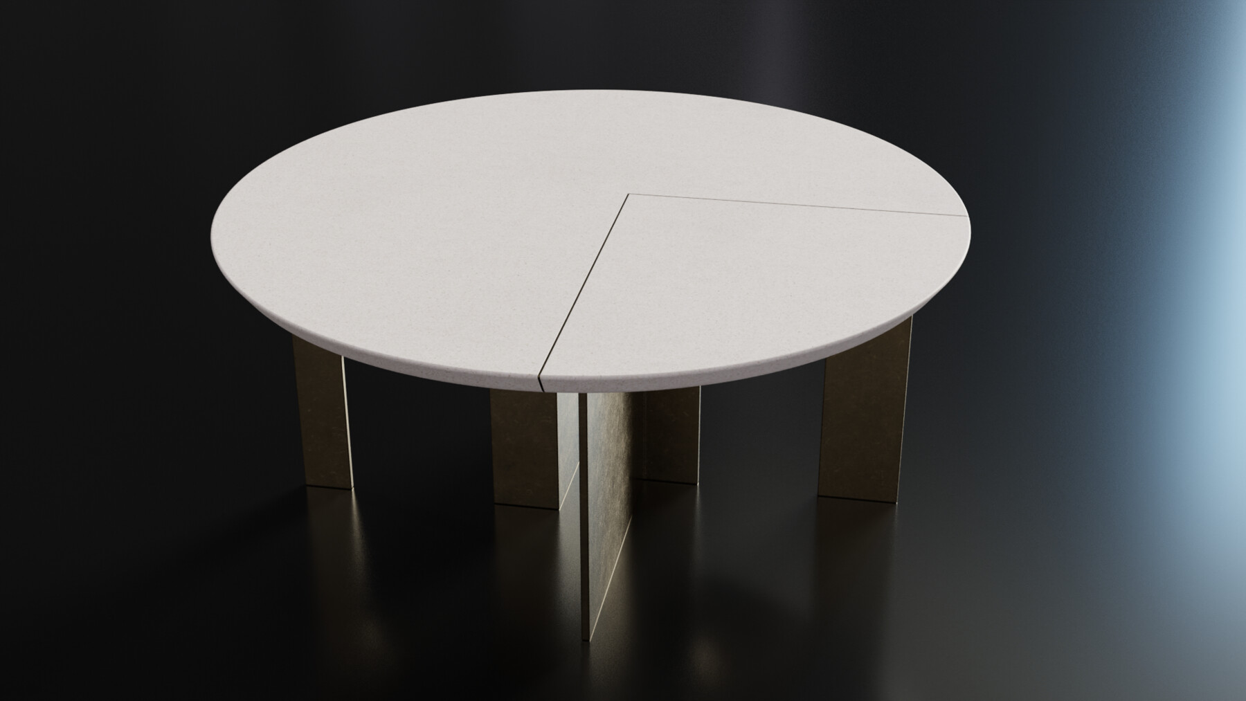 ArtStation - Arche Round Coffee Table by Paolo Castelli | Game Assets