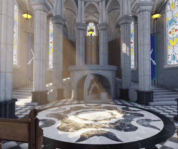 ArtStation - Church | Game Assets