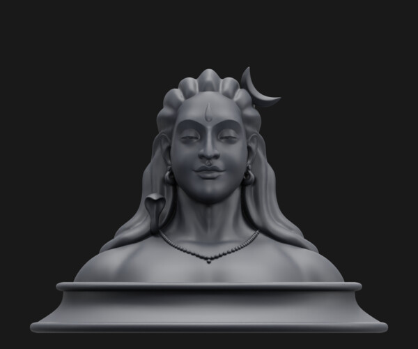 ArtStation - Adi Yogi statue | Resources