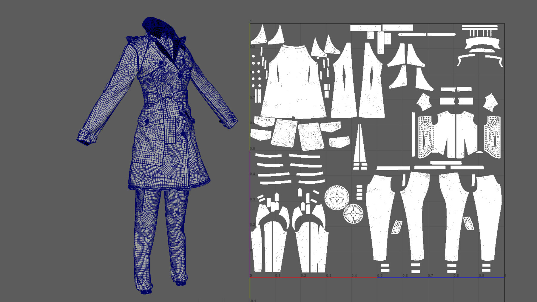 ArtStation - Cloth Outfit - C - SIMULATED | Resources