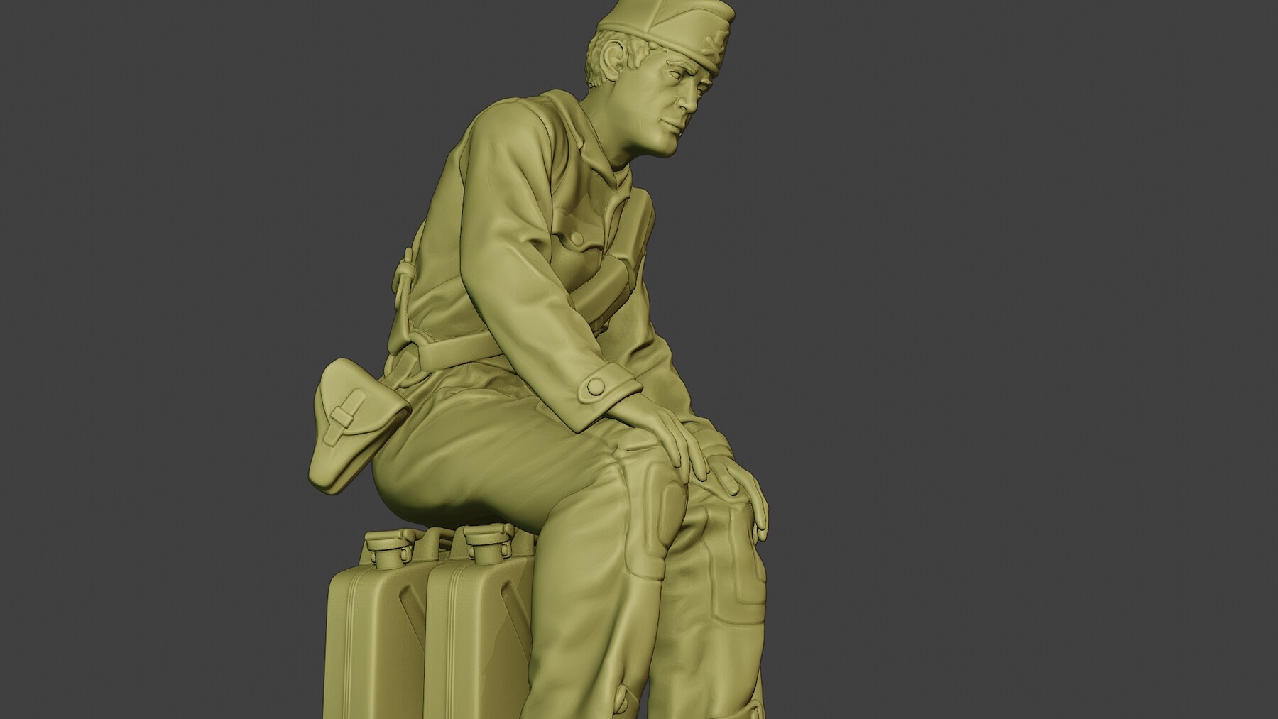 ArtStation - Italian Tank Crew Unit ww2 Sit ITCU1 | Resources