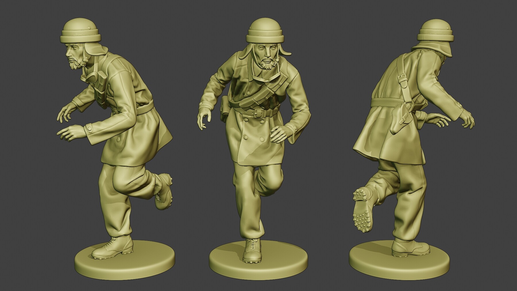 ArtStation - Italian Tank Crew ww2 ITCU1 Pack 1 | Resources