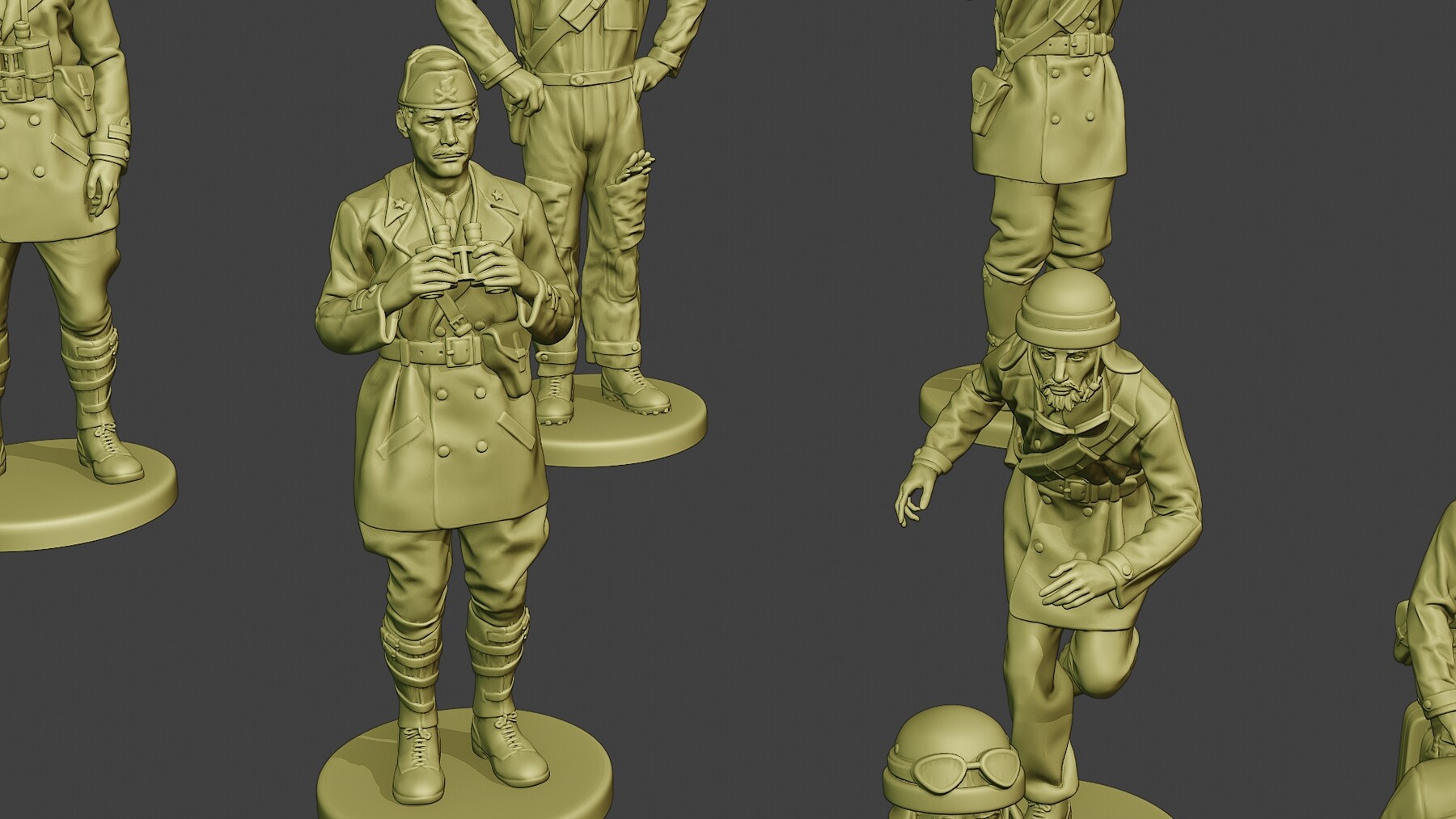 ArtStation - Italian Tank Crew ww2 ITCU1 Pack 1 | Resources