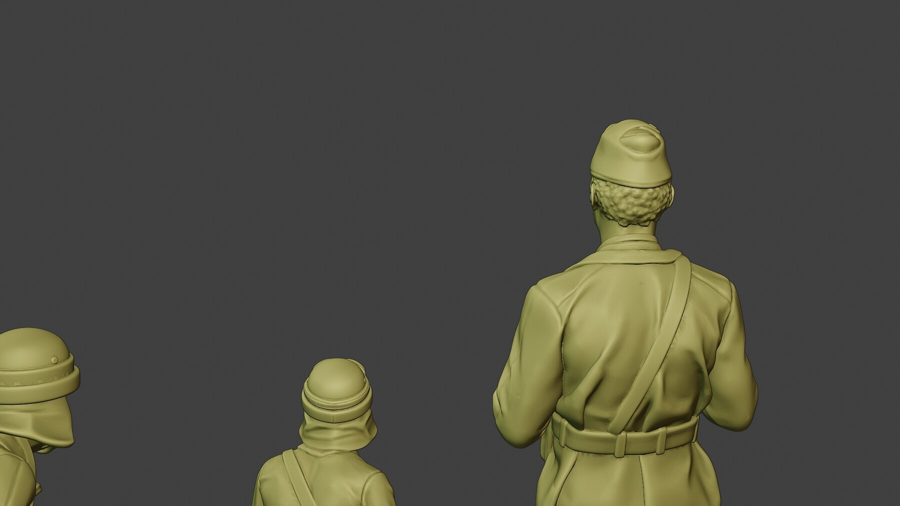 ArtStation - Italian Tank Crew ww2 ITCU1 Pack 1 | Resources