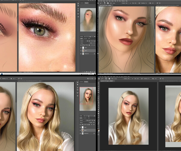 ArtStation - Portrait Painting in Photoshop Video Tutorial | Tutorials