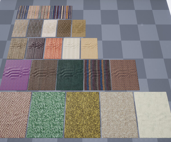ArtStation - Carpets Vol. 1 UE4 | Game Assets