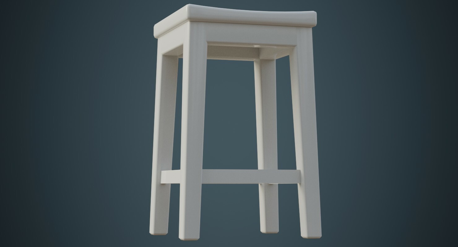 ArtStation - Stool 1C | Game Assets