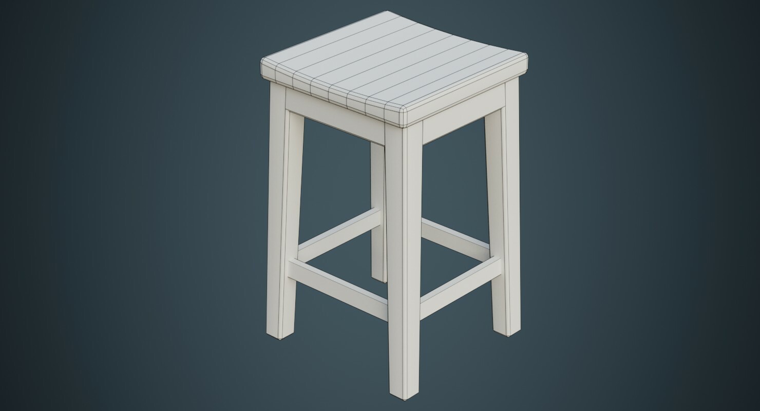 ArtStation - Stool 1C | Game Assets