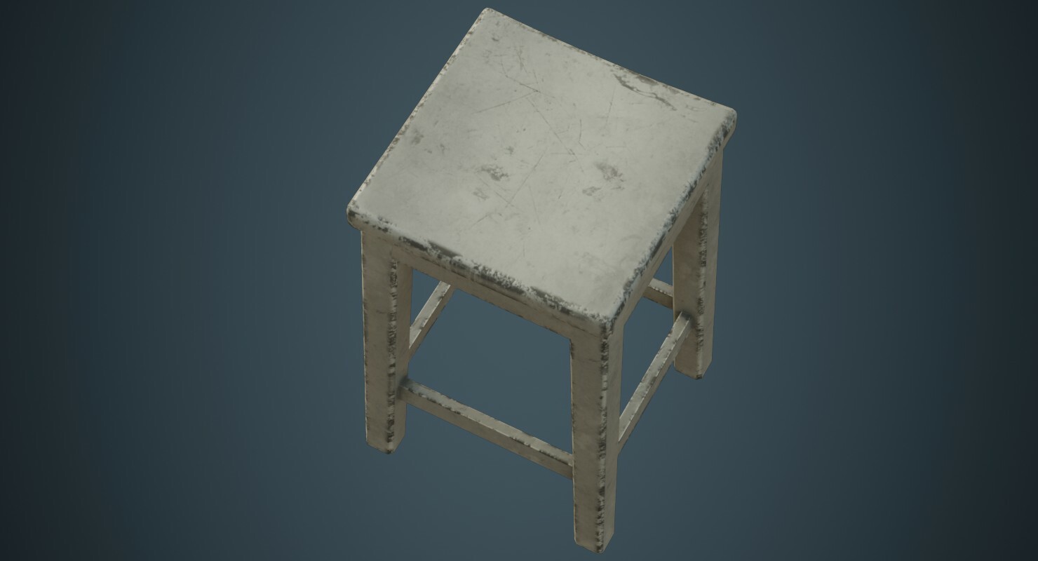 ArtStation - Stool 1D | Game Assets