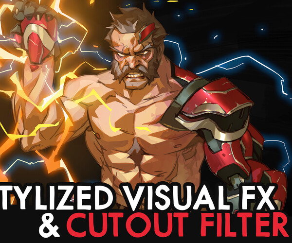ArtStation - STYLIZED VISUAL FX using CUTOUT FILTER - 24min Commentary ...