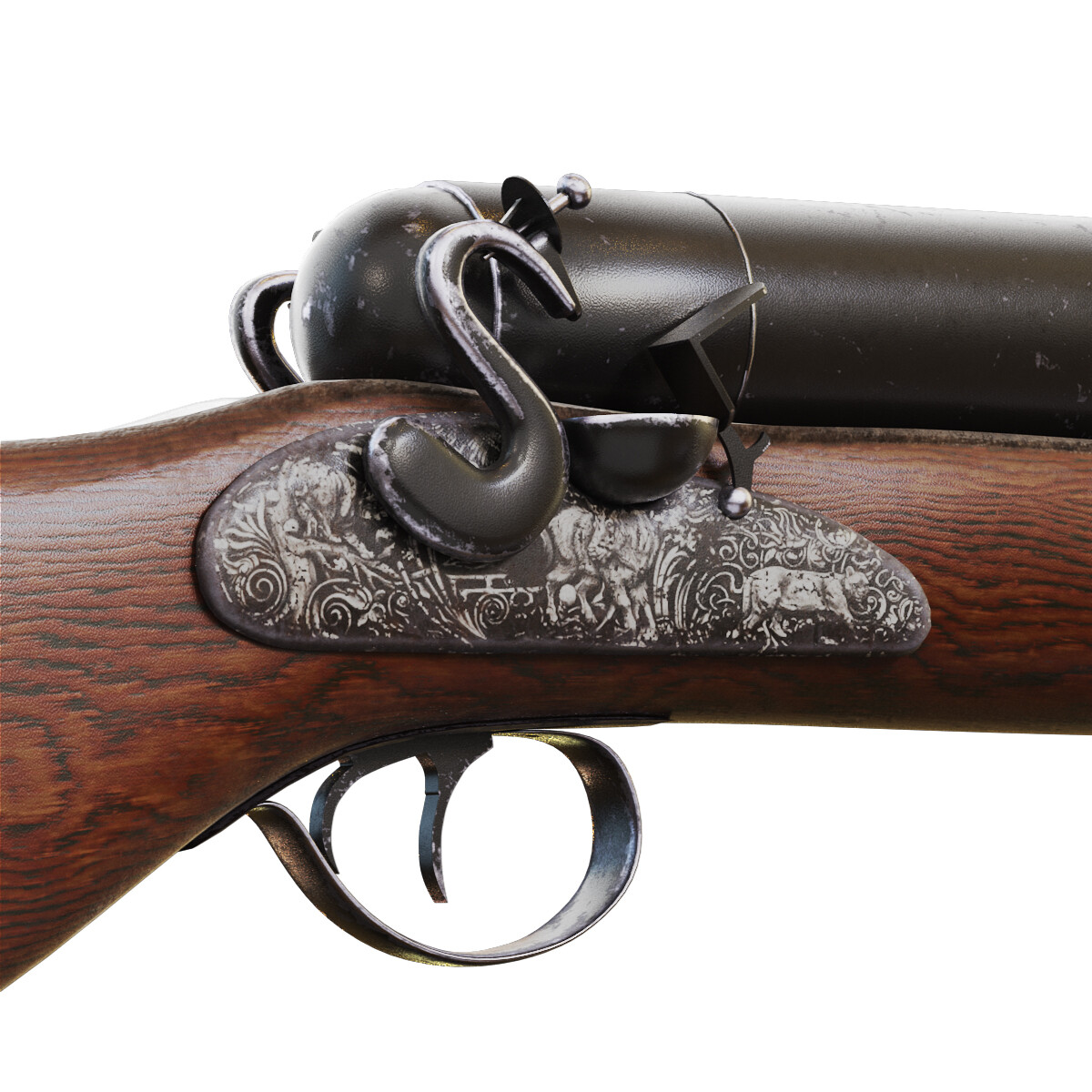 ArtStation - Ancient musket | Resources