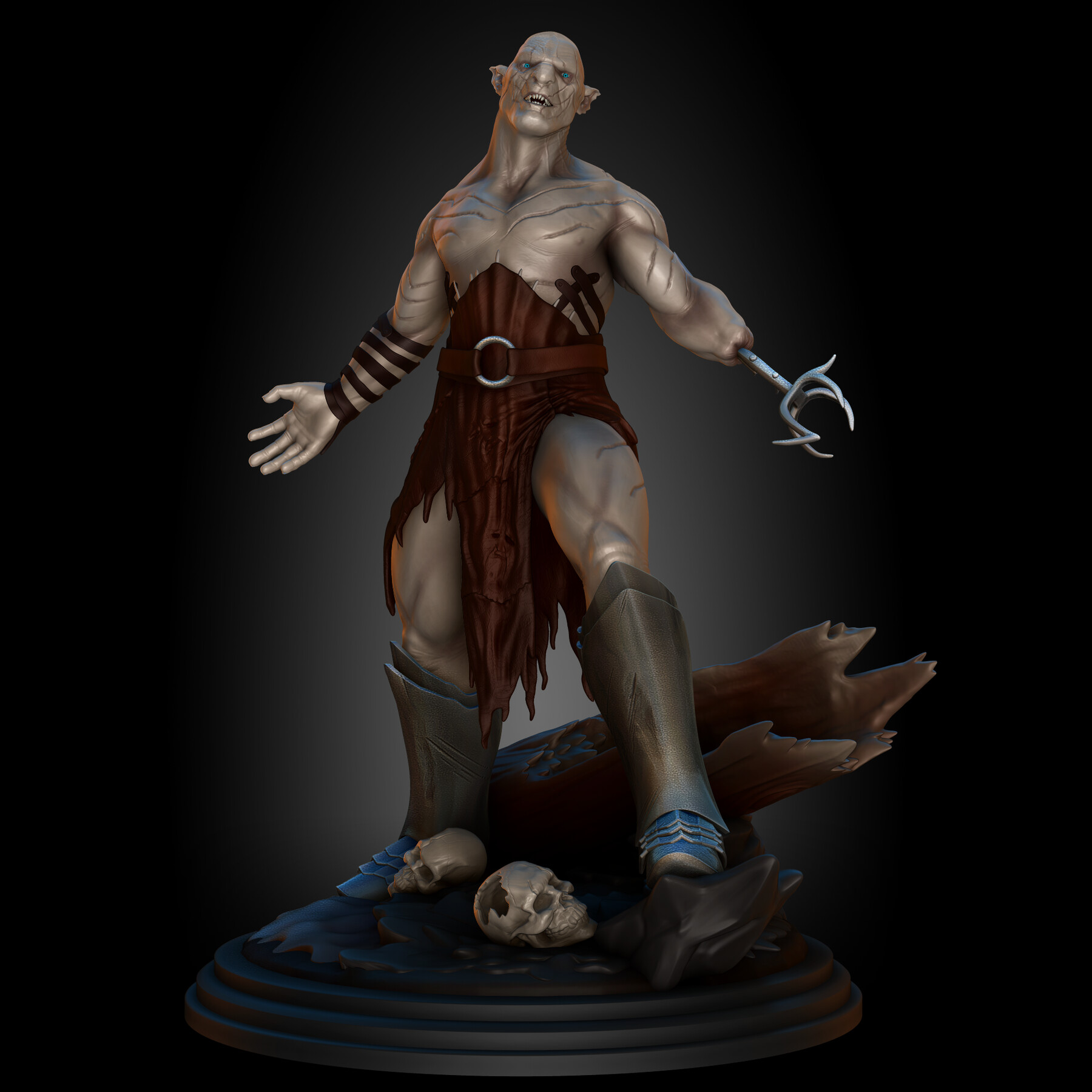 ArtStation - Azog - Hobbit - 3D Print | Resources