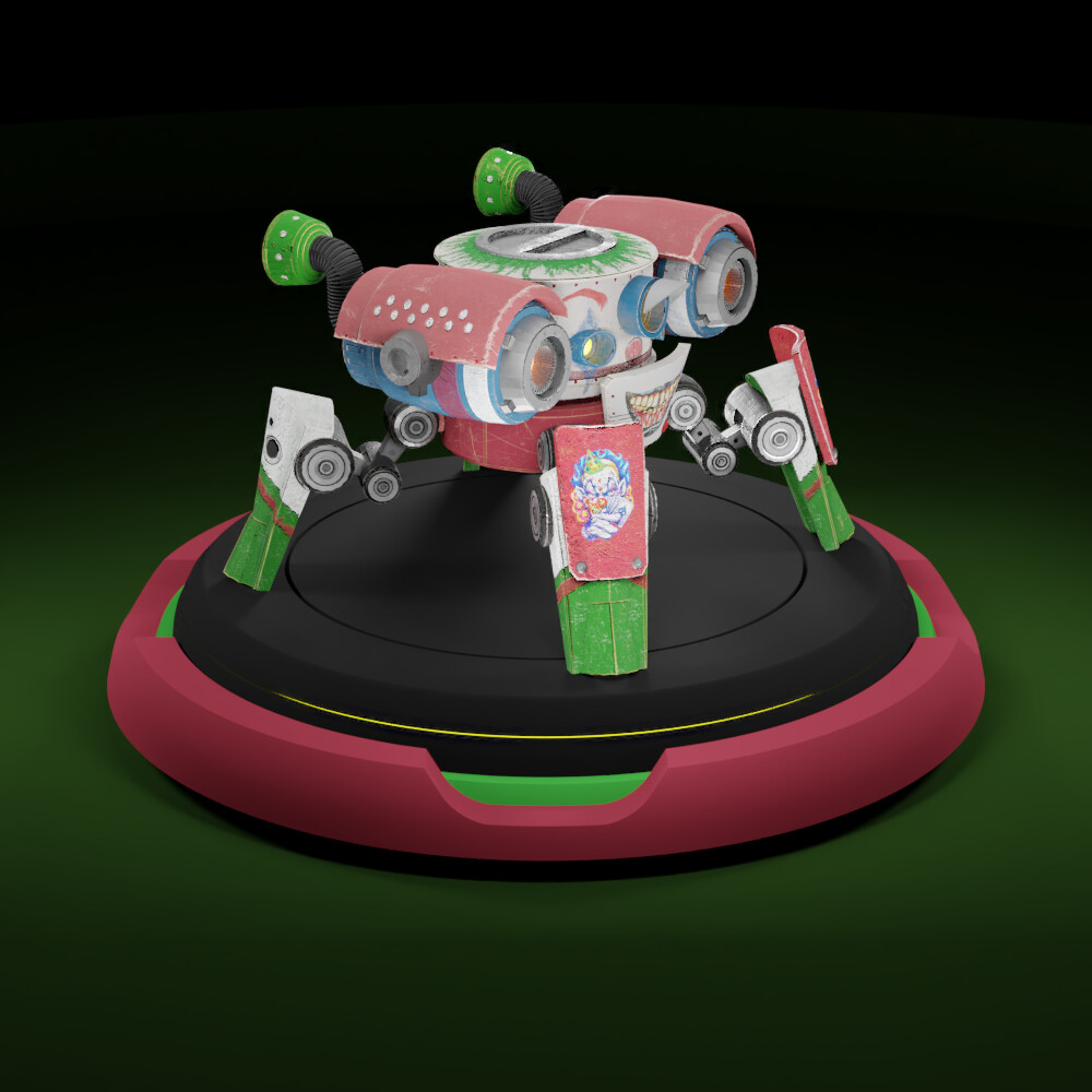 ArtStation - Spider Mech Character | Game Assets