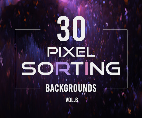 ArtStation - 30 Pixel Sorting Backgrounds - Vol. 6 | Artworks