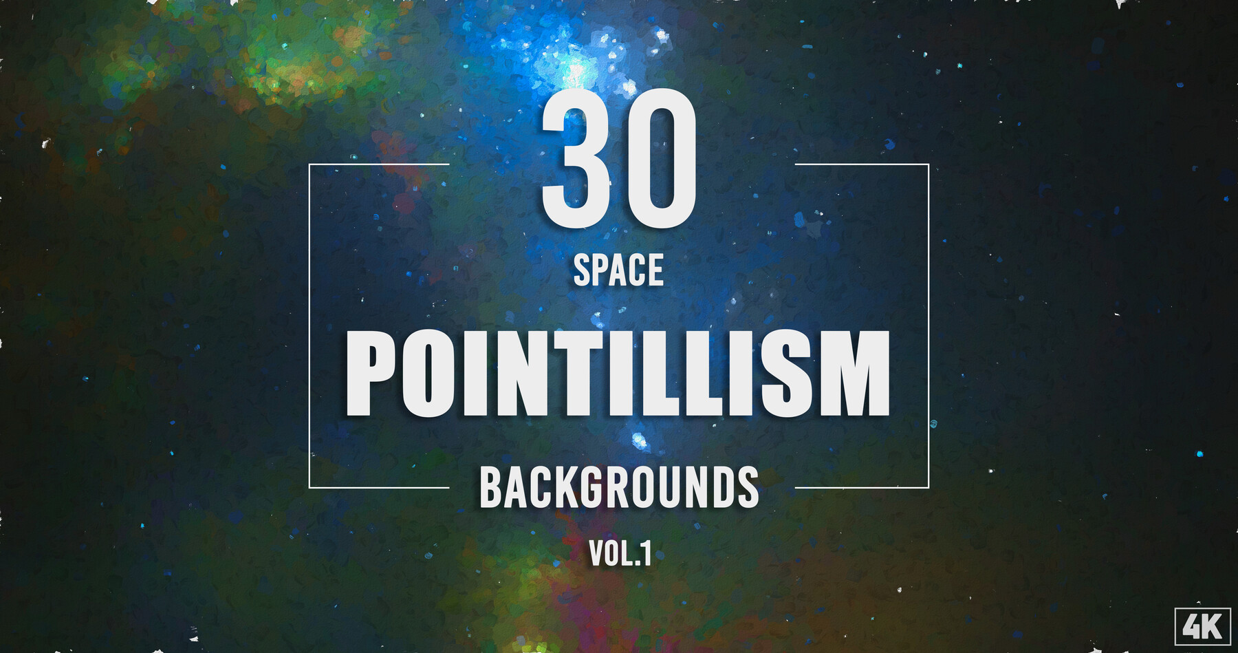 ArtStation - 30 Pointillism Space Backgrounds - Vol. 1 | Artworks