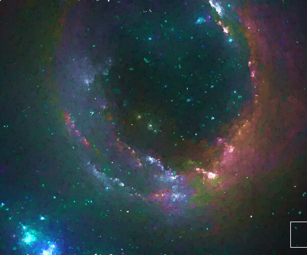 ArtStation - 30 Pointillism Space Backgrounds - Vol. 1 | Artworks