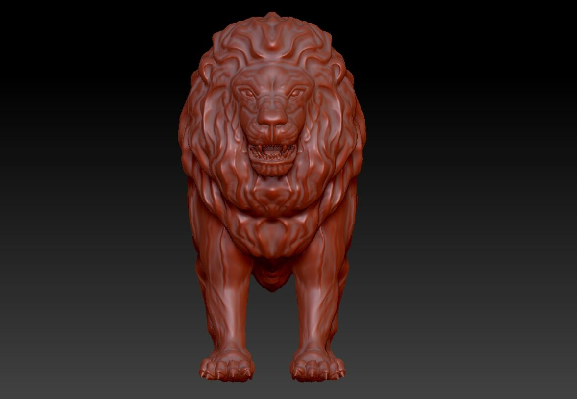 ArtStation - Lion statue | Resources