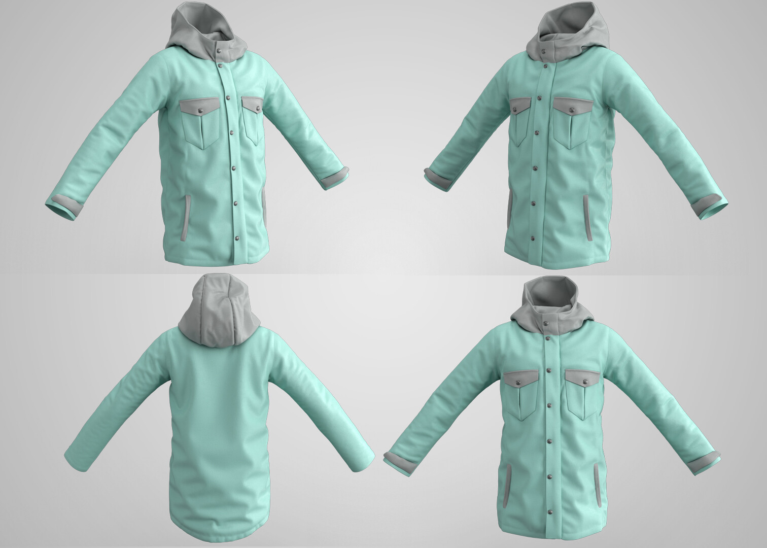 ArtStation - 6 Jacket collection + Video Tutorial | Resources