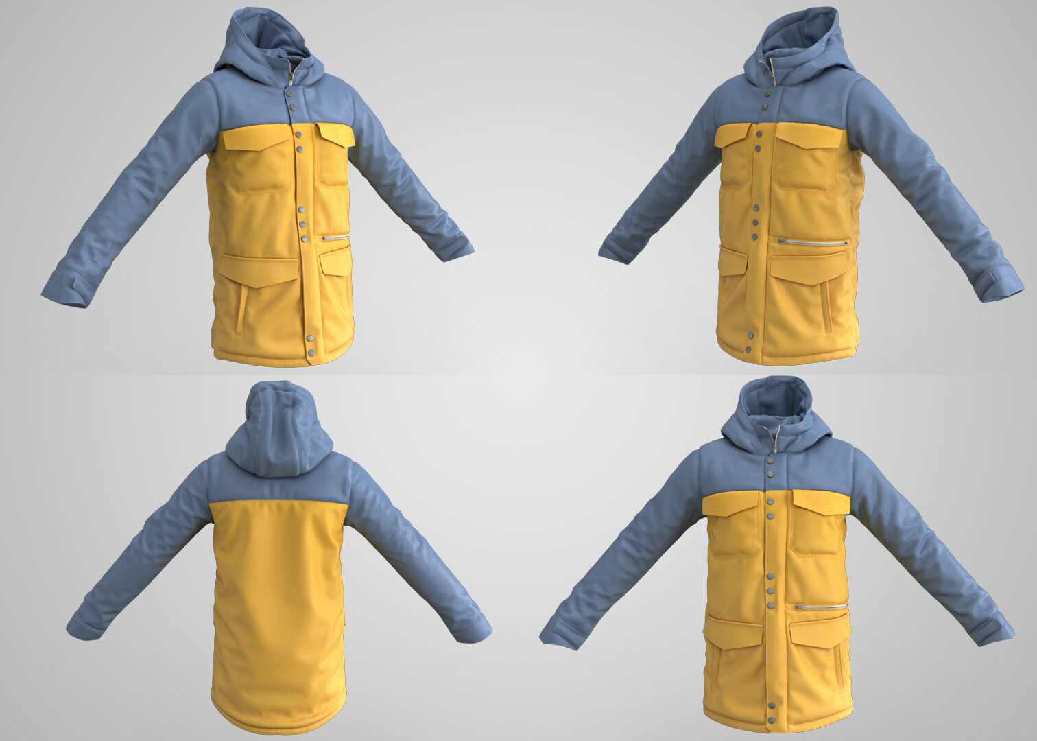 ArtStation - 6 Jacket collection + Video Tutorial | Resources