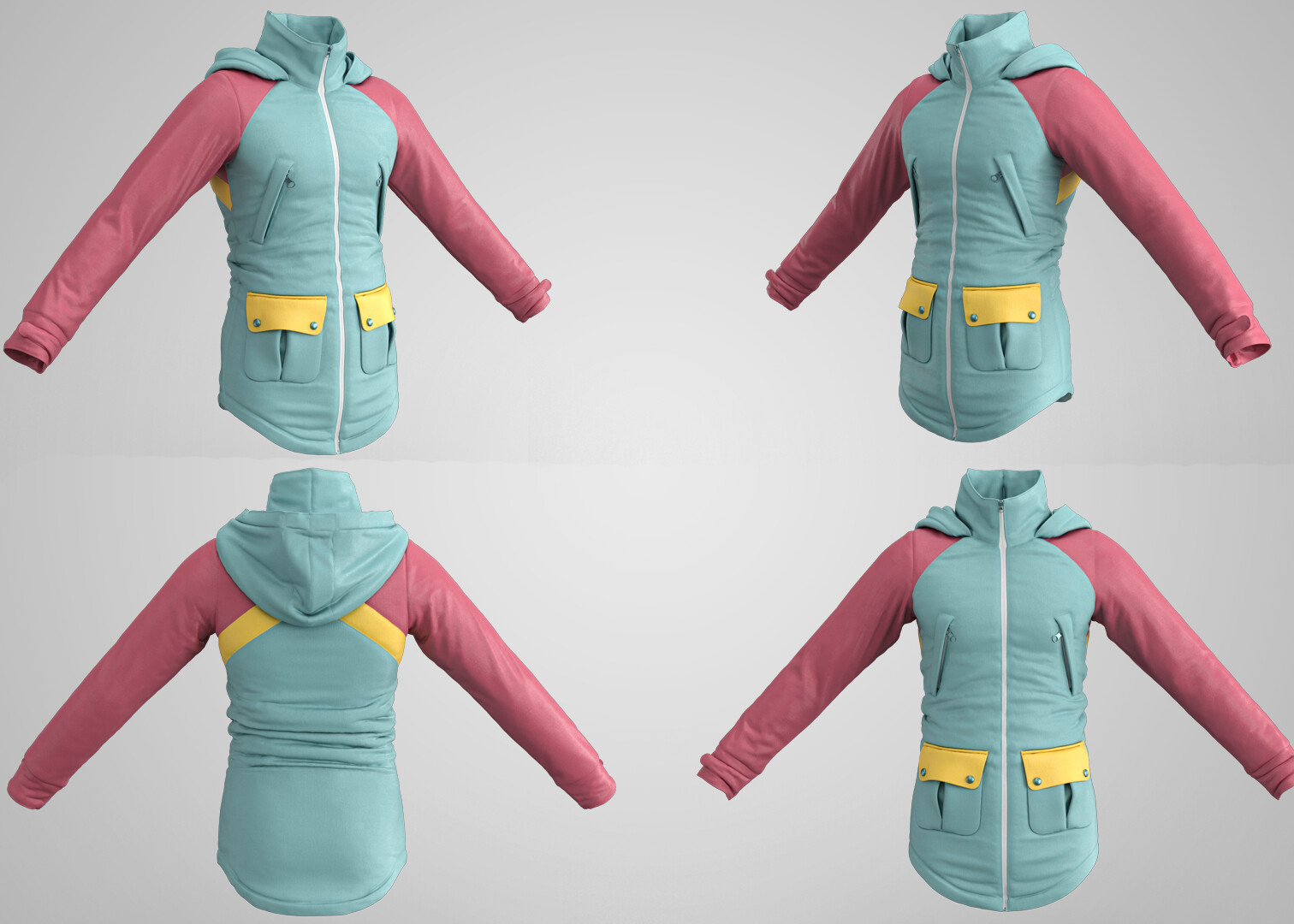 ArtStation - 6 Jacket collection + Video Tutorial | Resources