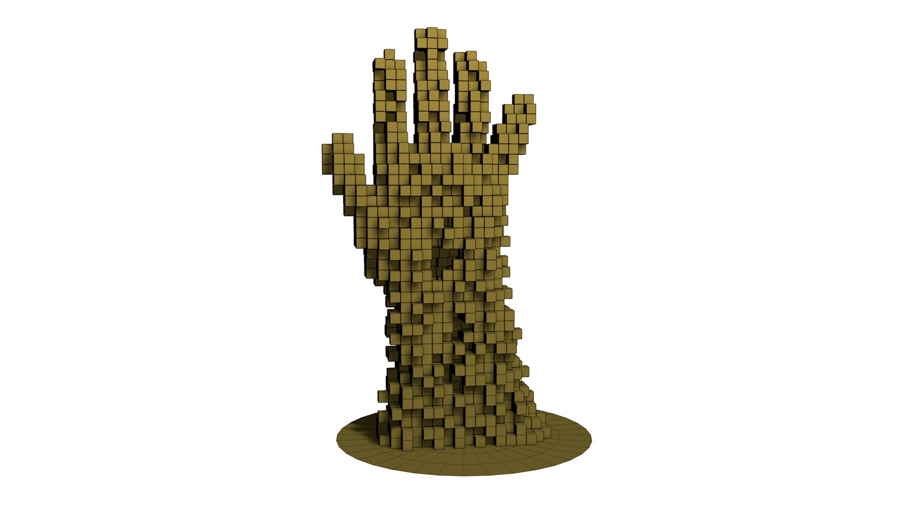 ArtStation - Voxel sculpture hand | Resources