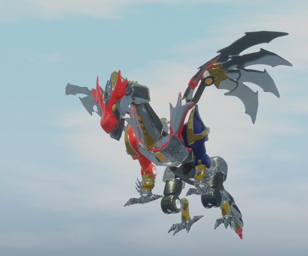 ArtStation - Concept Action Figure Dragon - Kamen rider Agito | Game Assets