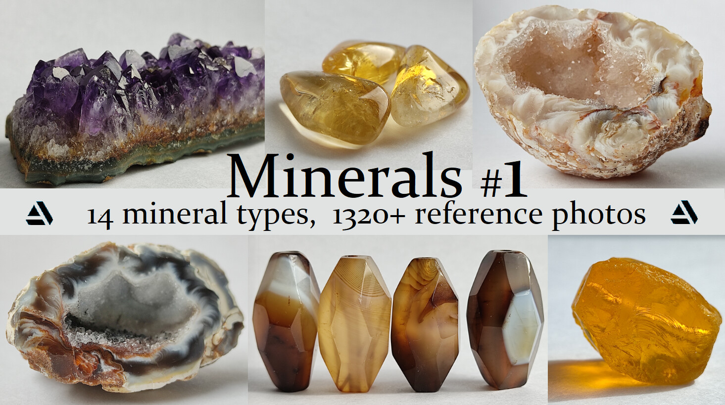 ArtStation - Minerals vol.1. 14 Mineral Types, 1320+ Reference Photo ...