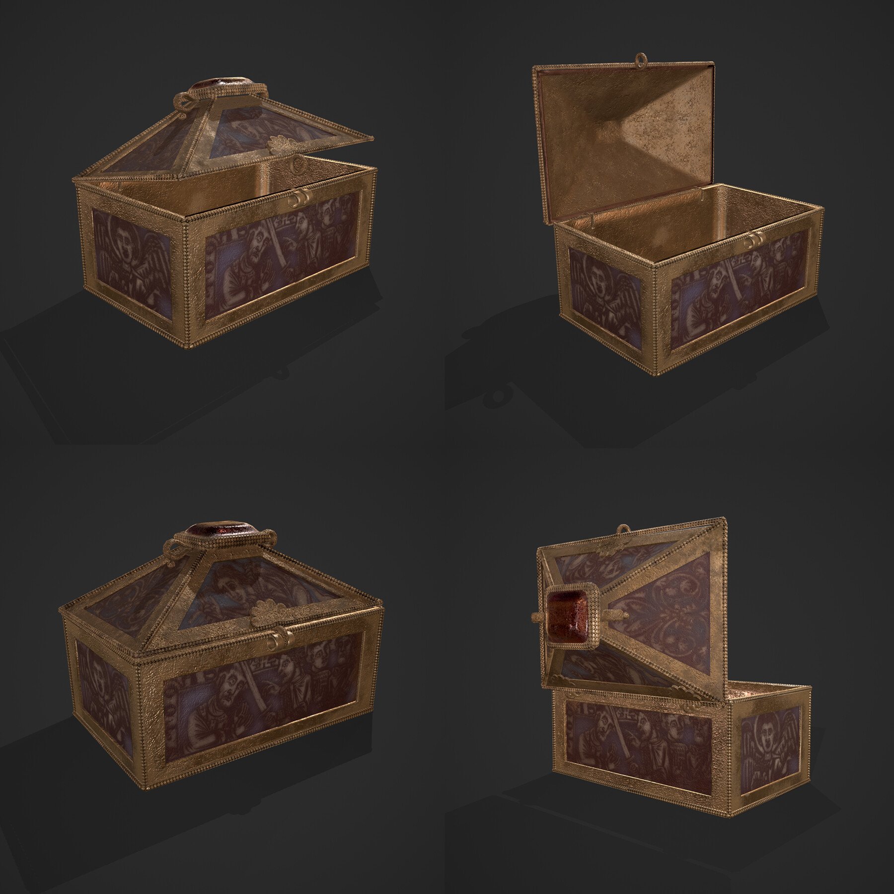 ArtStation - Medieval Charm Box | Game Assets