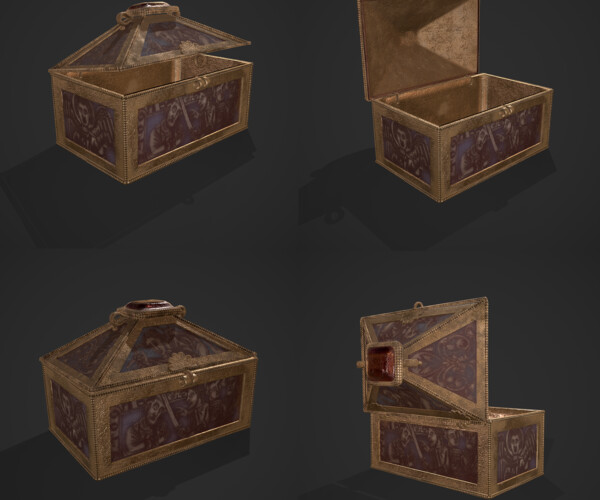 ArtStation - Medieval Charm Box | Game Assets