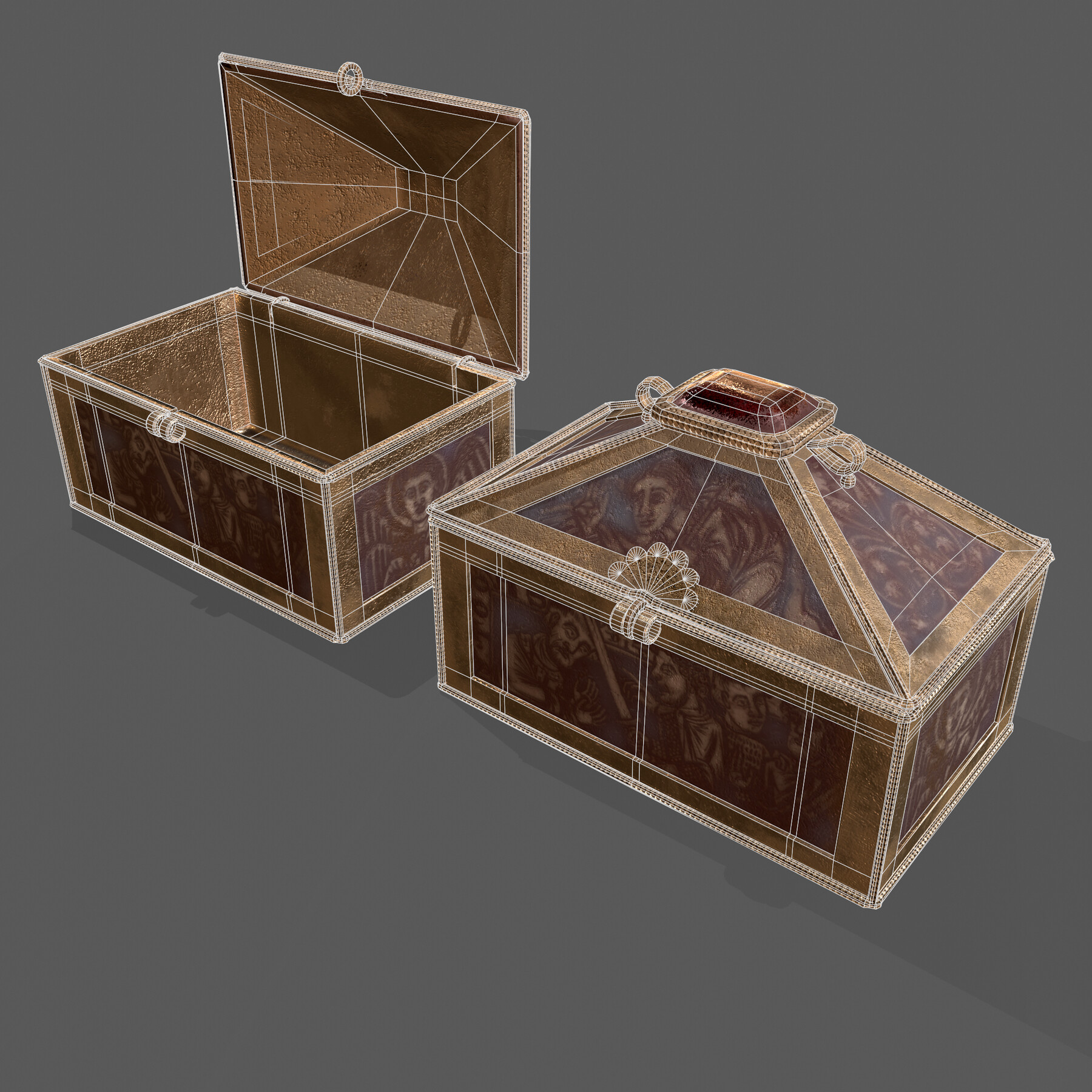 ArtStation - Medieval Charm Box | Game Assets