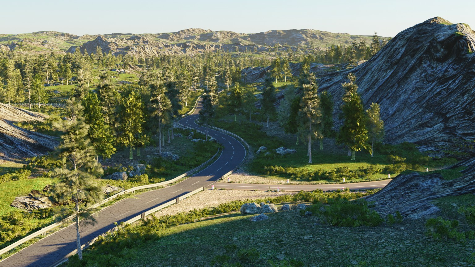 ArtStation - Roads and paths in Blender | Resources