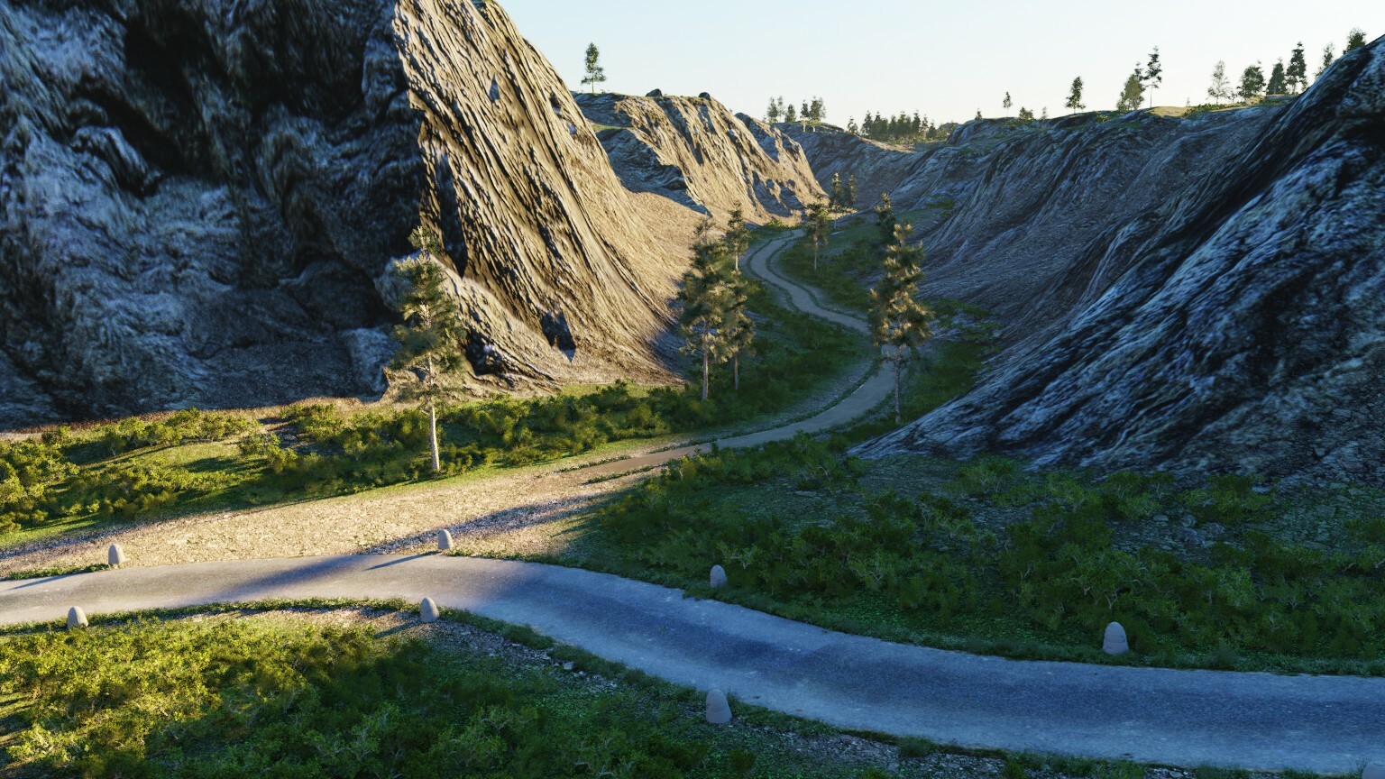 ArtStation - Roads and paths in Blender | Resources