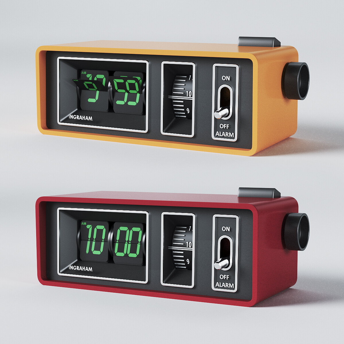ArtStation - Retro Alarm Flip Clock | Resources