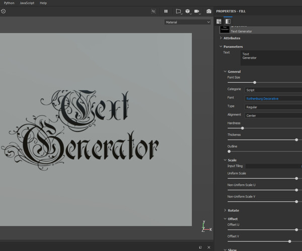 ArtStation - Text Generator | Tutorials