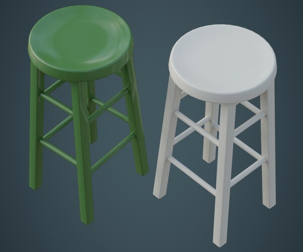 ArtStation - Stool 2C | Game Assets