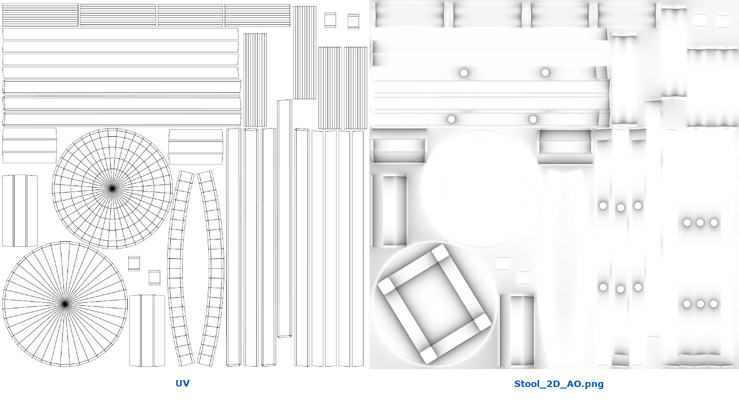 ArtStation - Stool 2D | Game Assets
