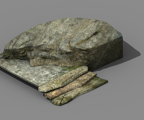 ArtStation - Explore the mountains - Stone ladder 01 | Game Assets