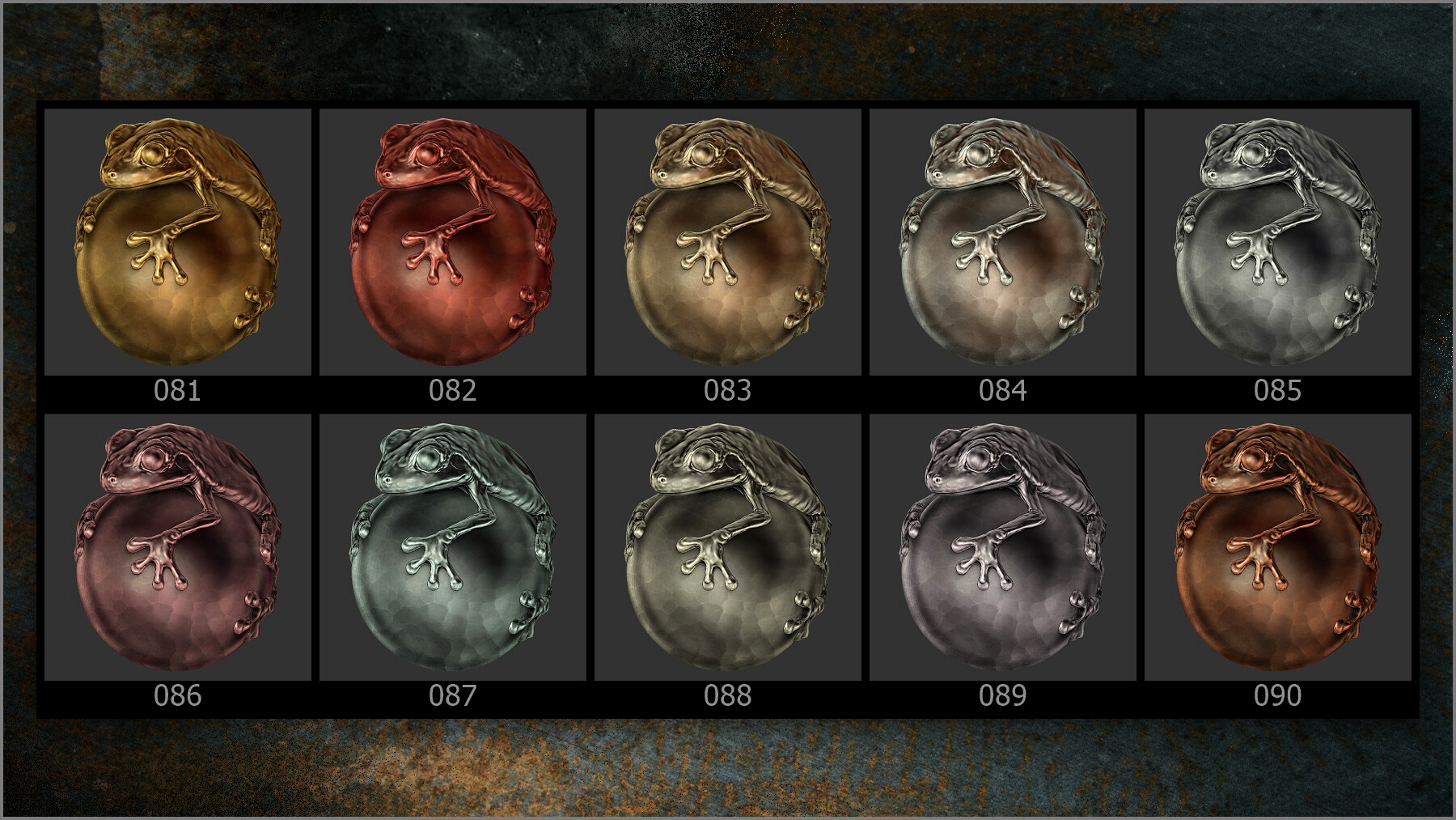 ArtStation - Matcaps Megapack: 100 Metals For ZBrush | Resources