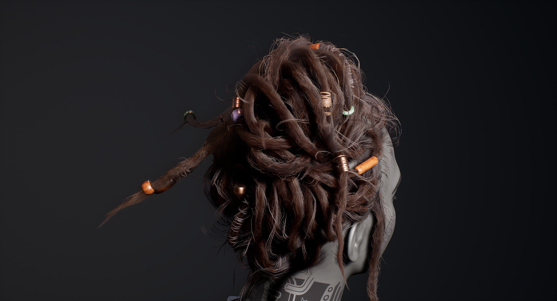 ArtStation - Dreadlocks Hairstyle | Game Assets