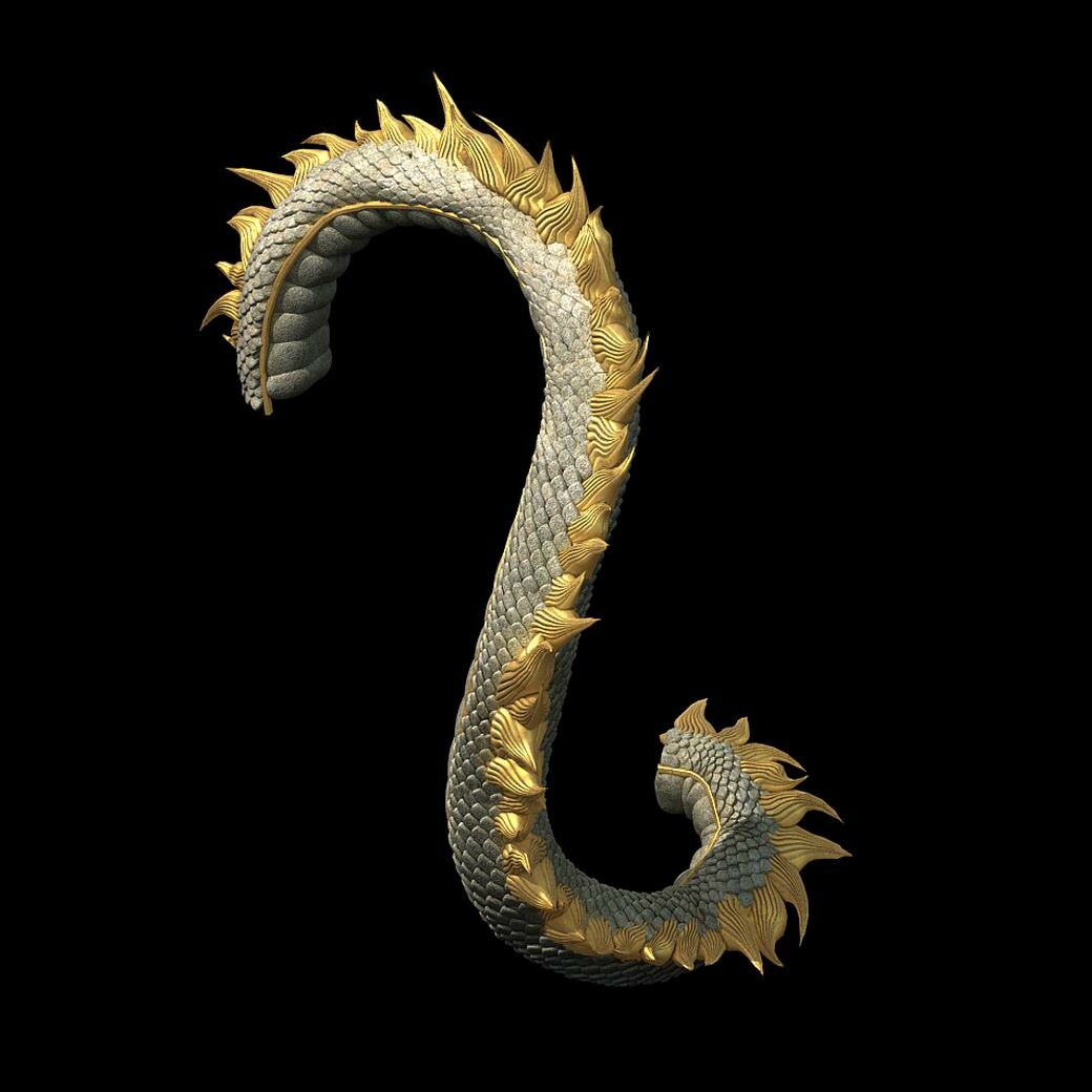 ArtStation - Novice village dragon tail | Game Assets