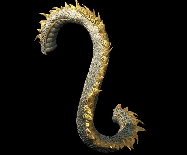 ArtStation - Novice village dragon tail | Game Assets