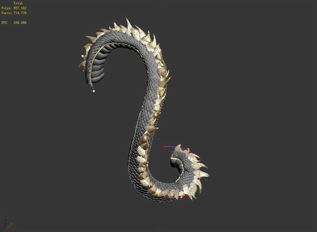 ArtStation - Novice village dragon tail | Game Assets
