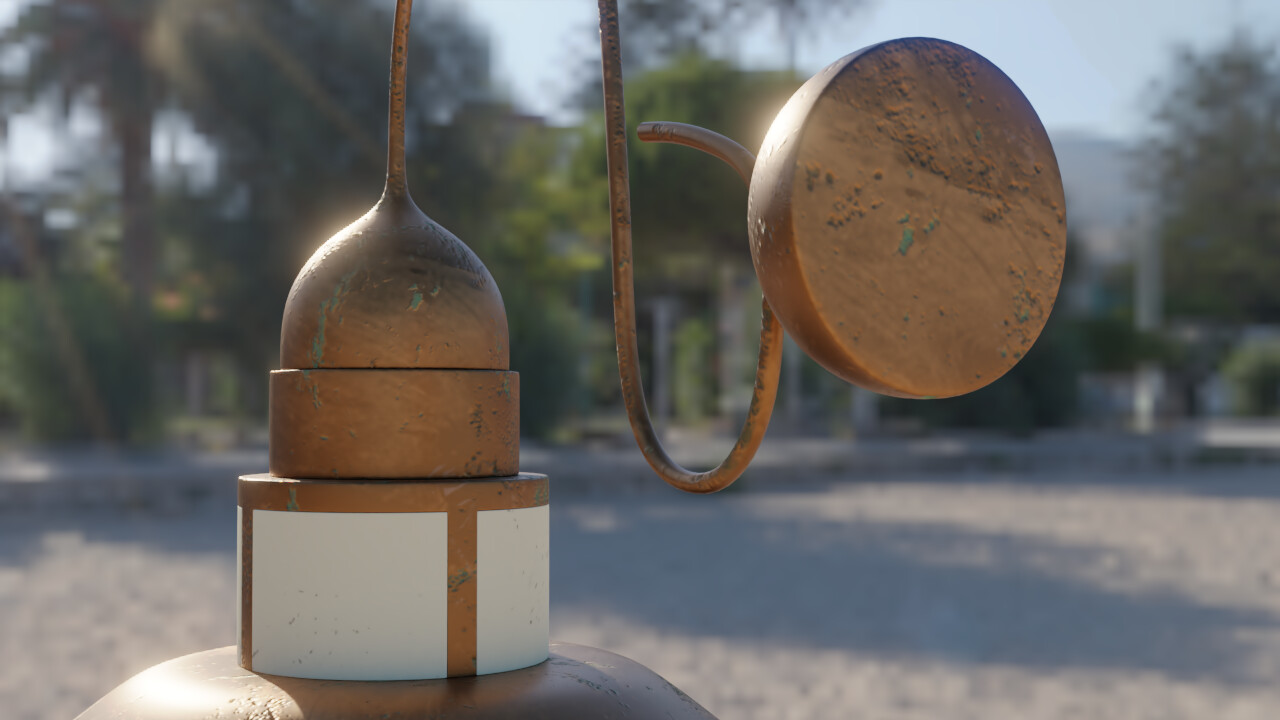 ArtStation - Hanging Street Lamp | Game Assets