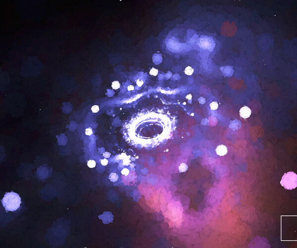 ArtStation - 30 Pointillism Space Backgrounds - Vol. 3 | Artworks