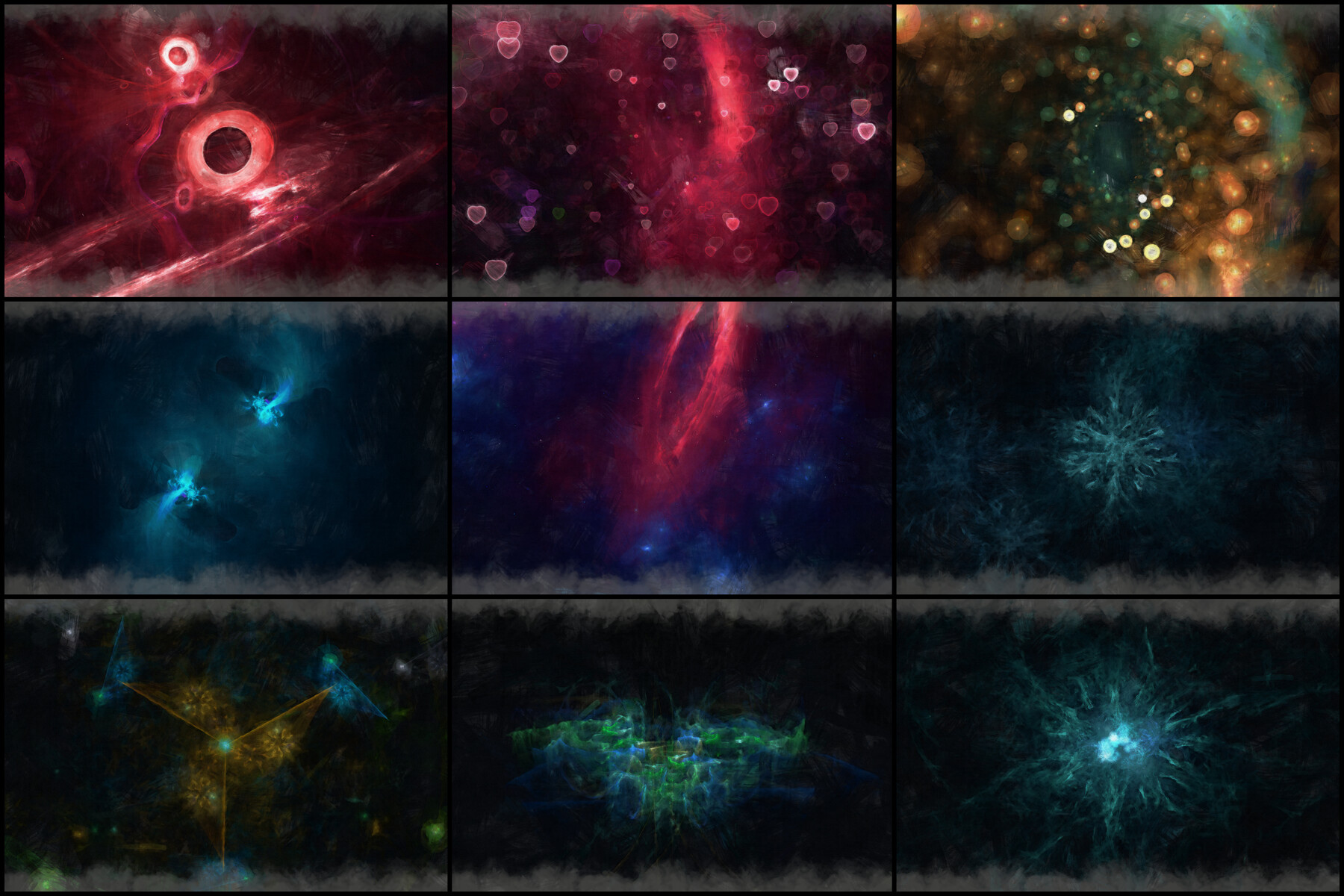 ArtStation - 30 Sketch Space Painting Backgrounds - Vol. 2 | Artworks