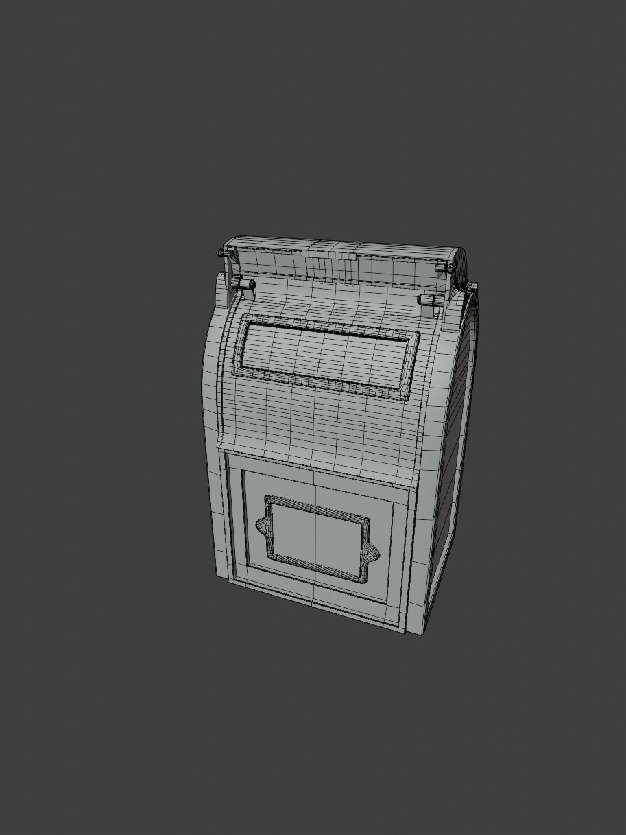 ArtStation - Mailbox Low-poly 3D model | Game Assets