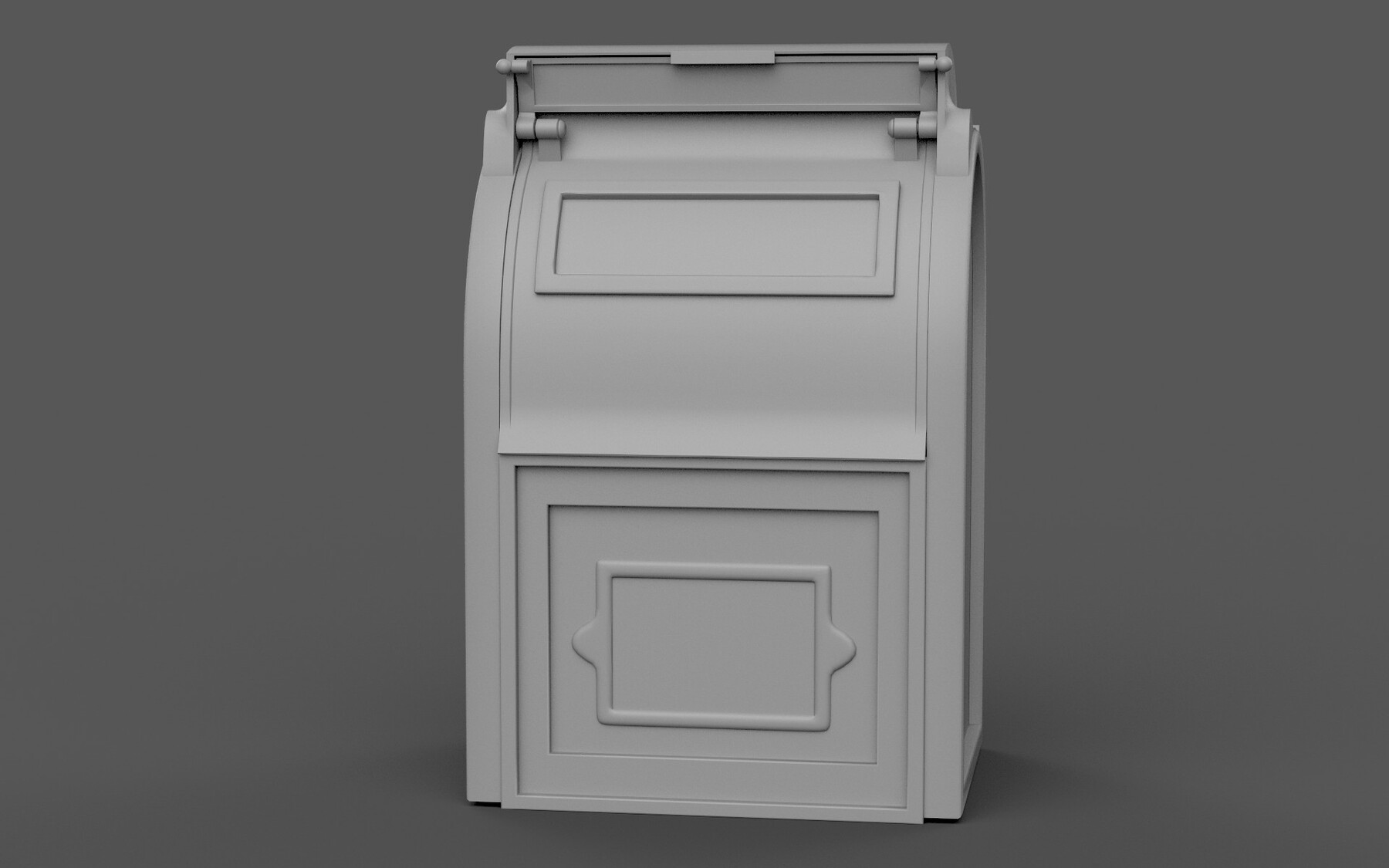 ArtStation - Mailbox Low-poly 3D model | Game Assets