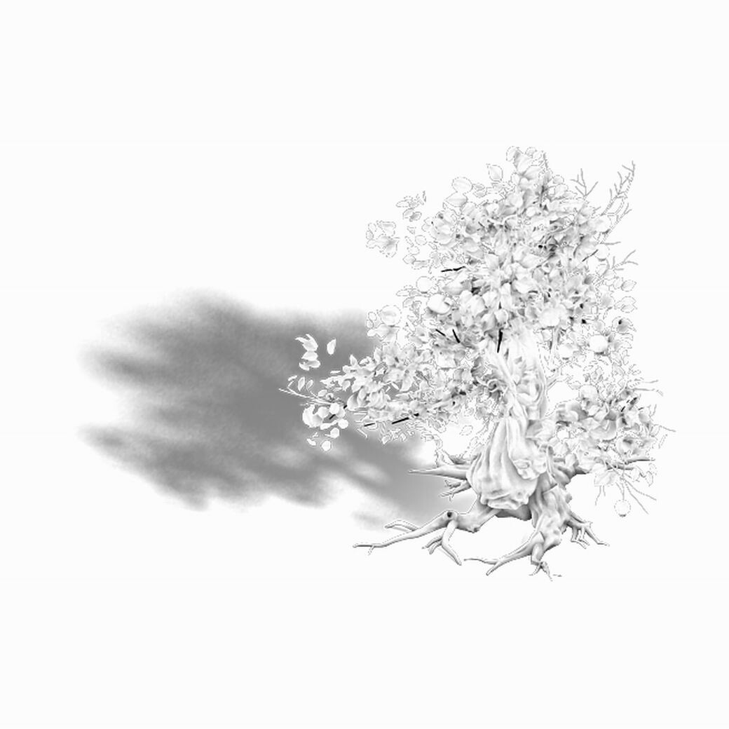 ArtStation - Grass Temple Village - Tree 02 | Resources